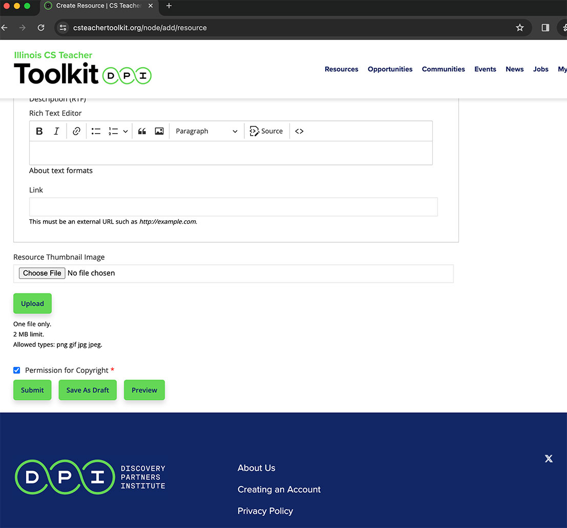 Adding Resources Cs Teacher Toolkit 5909